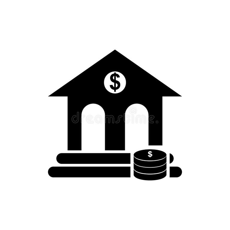 Money Icon, Bank Icon. Flat Design Style Eps 10 Stock Vector ...