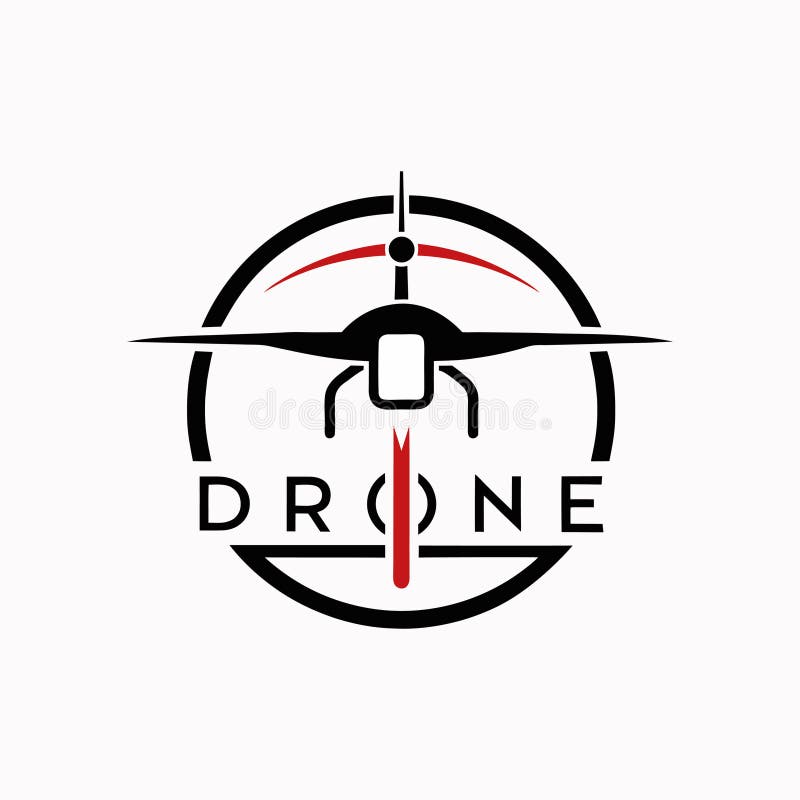 Creative Drone Logo Design Concept Vector Illustration Stock Vector ...