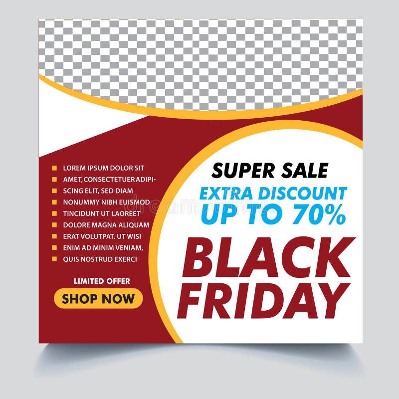 Black Friday Super Sale Extra Discount Advertisement Banner Vector ...