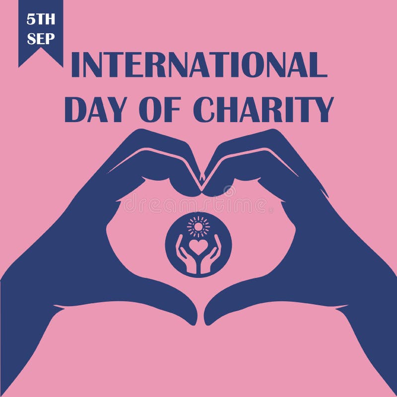 Inspire Compassion with Our Helping Hand Charity Banner Stock Vector ...