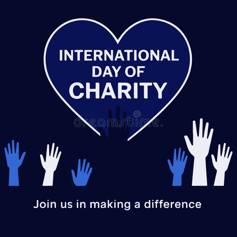 Raise Awareness with a Helping Hand Charity Banner Stock Vector ...