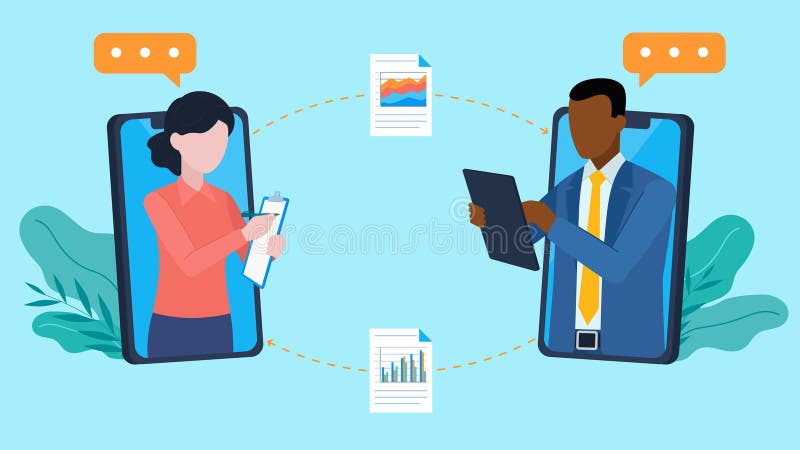 Electronic Transaction Files Stock Illustrations – 240 Electronic ...