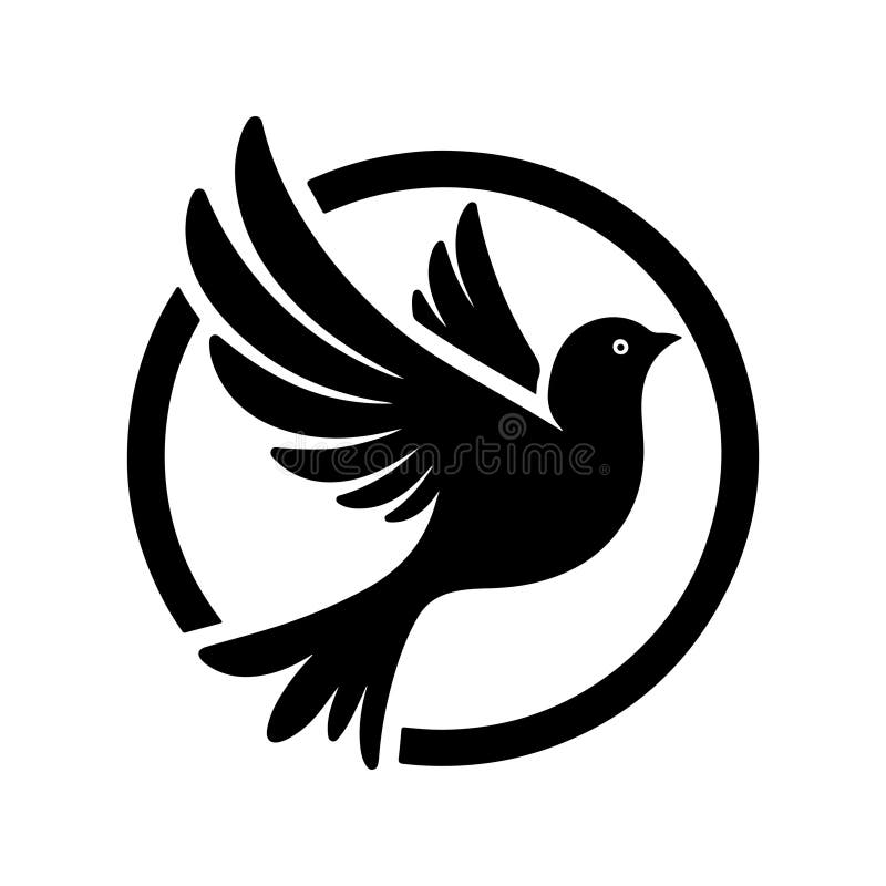 Black Bird Drawing Bird Logo, Bird Logotype, Bird Icon, Bird Clip Art ...