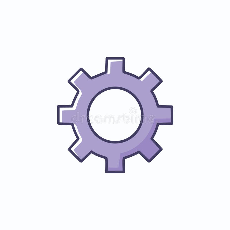 Vector Illustrations Icon Designed for Symbol of Setting. Stock ...