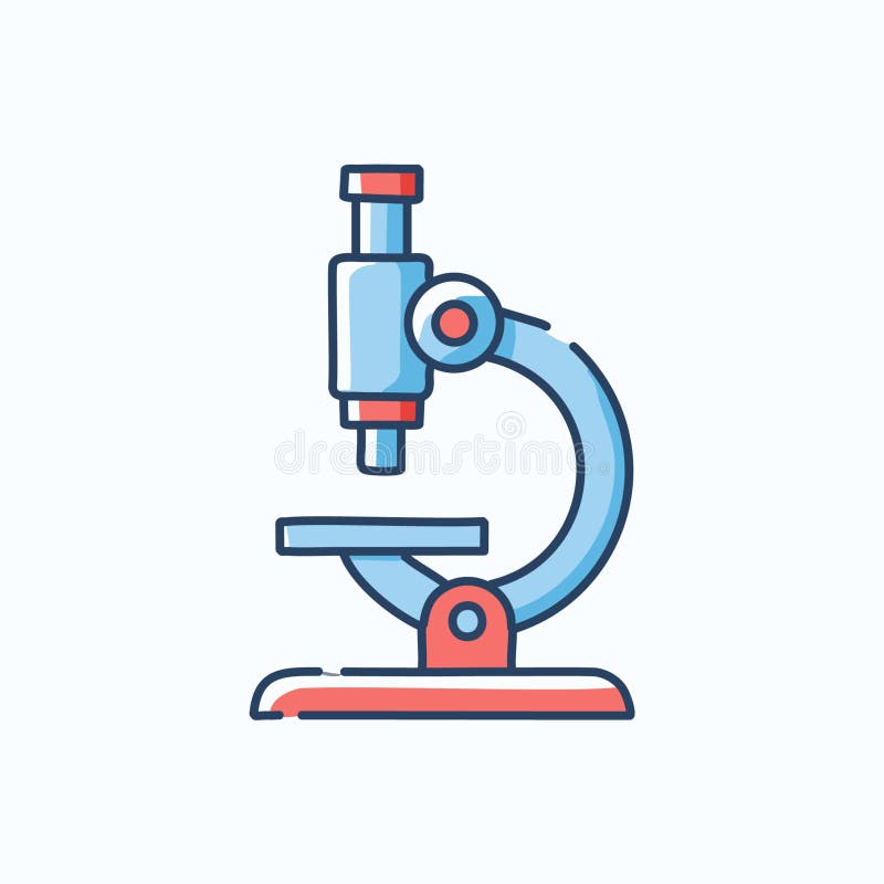 Vector Icon Design for Symbol of Diagnostic Microscope. Stock ...