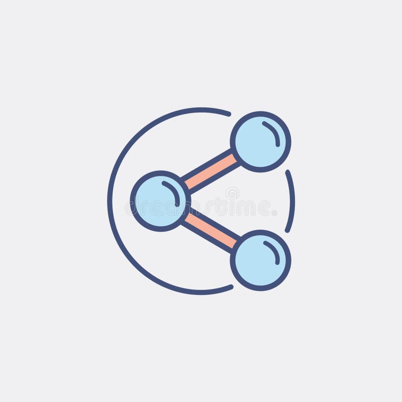 Symbol of Easy Share Vector Icon Designed for Share Files. Stock ...