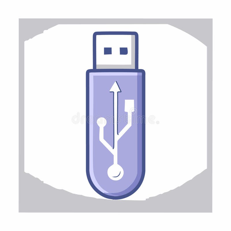 Vector Icon Designed for Symbol Represents Usb Drive. Stock ...
