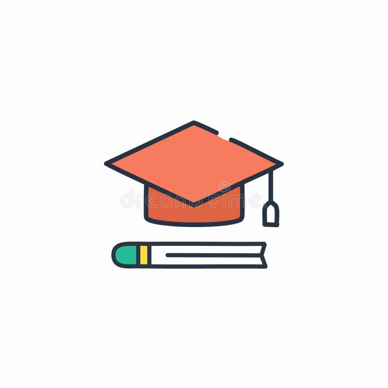 Vector Illustrations Icon Designed for Symbol of Education Scholars ...