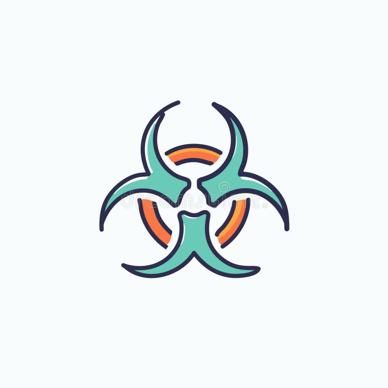 Icon Design for the Symbol of Biomedical Waste Process. Stock ...