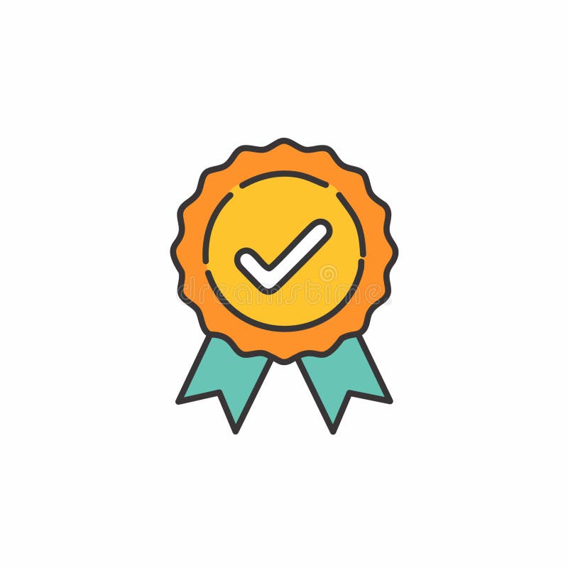 Vector Icon Design for Symbol of Business Budge. Stock Illustration ...