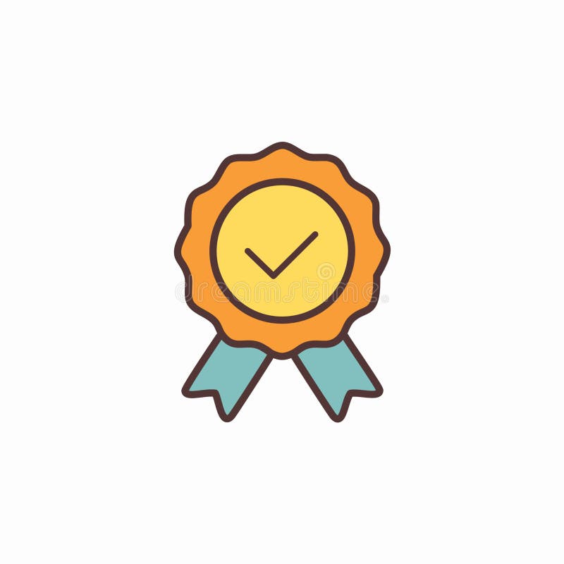 Vector Icon Design for Symbol of Business Budge. Stock Illustration ...