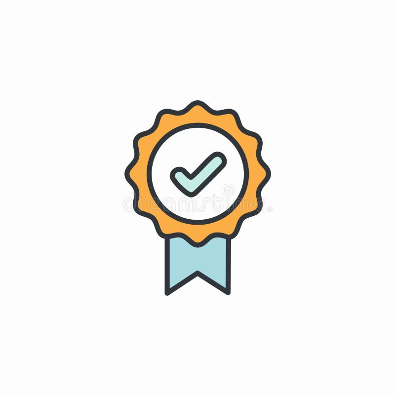 Vector Icon Design for Symbol of Business Budge. Stock Illustration ...