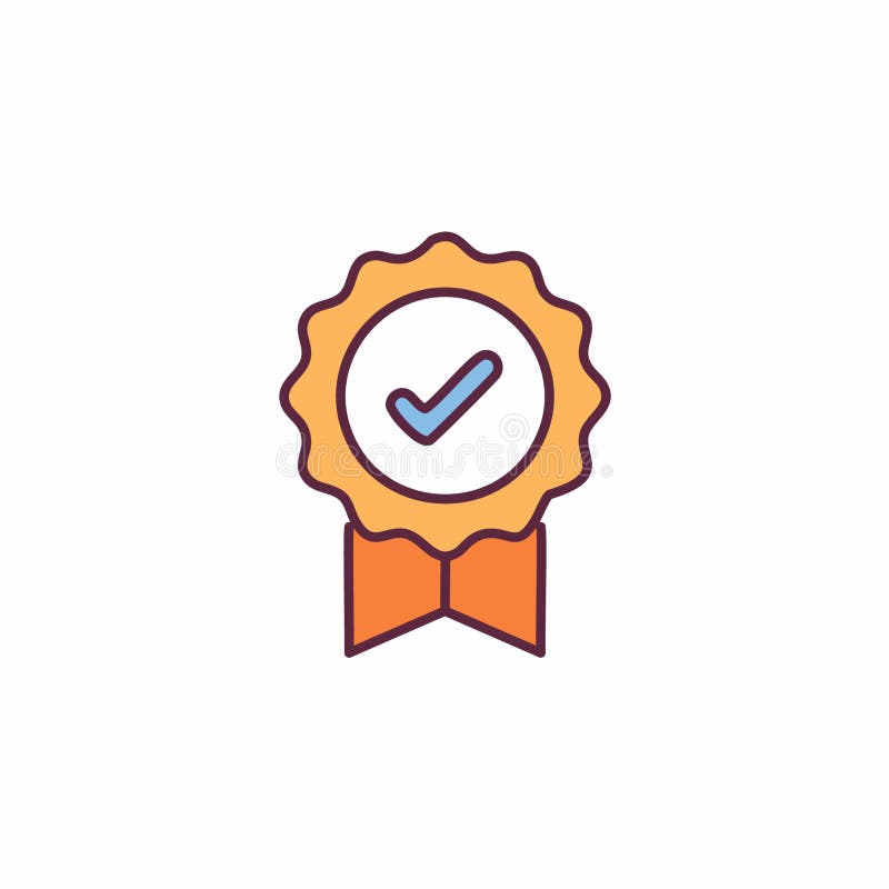 Vector Icon Design for Symbol of Business Budge. Stock Illustration ...