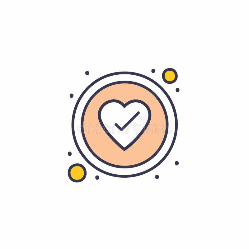 Icon Design for Symbol Represents the Trust Stock Illustration ...