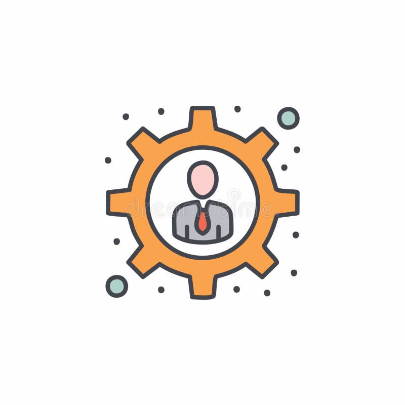 Icon Diagram Created for Symbol of Competence. Stock Illustration ...