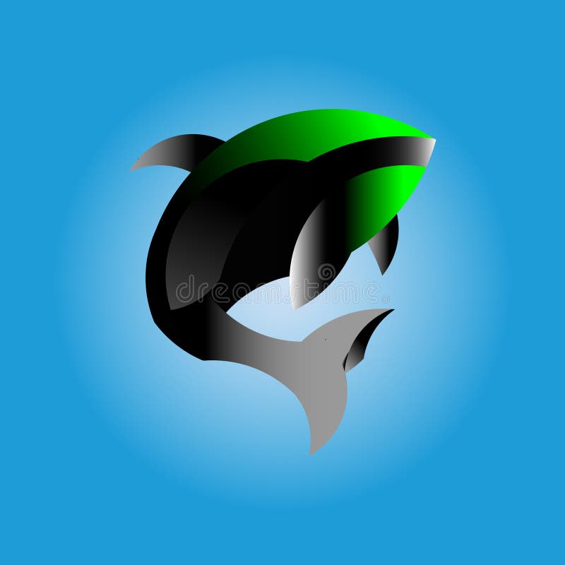 Whale design logo vector stock vector. Illustration of company - 336908172