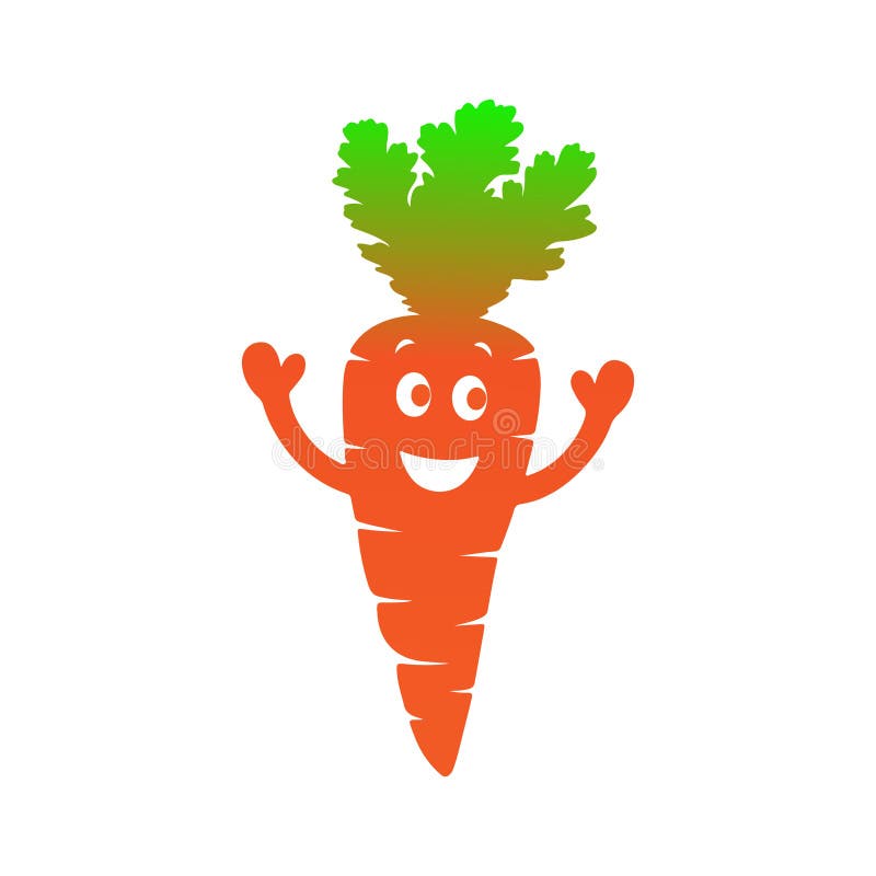 Happy Carrot Cartoon Illustration Thumbs Up, Vector, Mascot, Vegetable ...