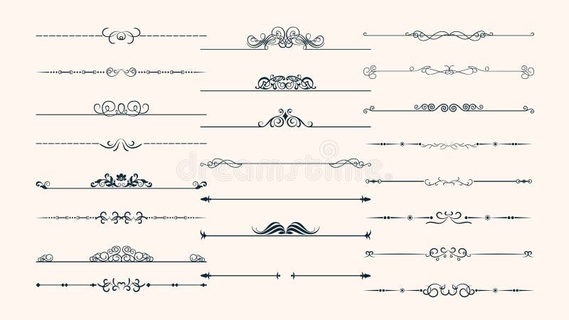 Elegant Jwellery Luxury Ornamental Text Dividers. Ornamental Gold ...