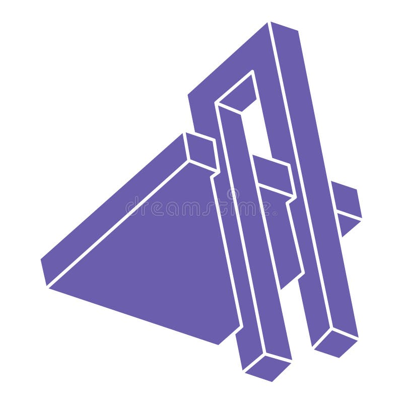 Impossible Shapes, Optical Illusion Logo, Vector. Optical Art Objects ...