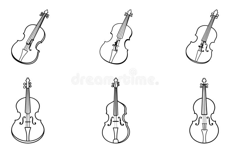 Exploring the Depths: the Art of Cello Playing Stock Vector ...