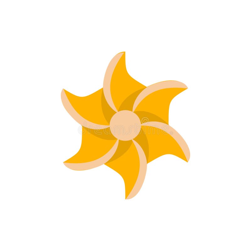 Star Flower Icon in Flat Color Style. Floral Plant Nature Decoration ...