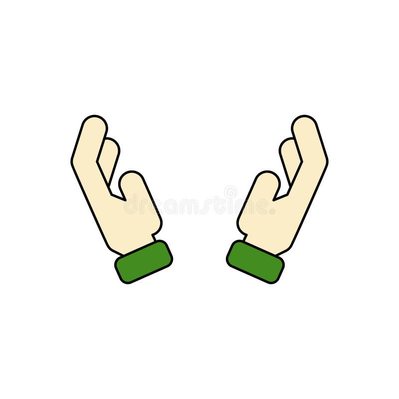 Hand Gesture Icon. Flat Illustration of Hand Gesture Icon for Web ...