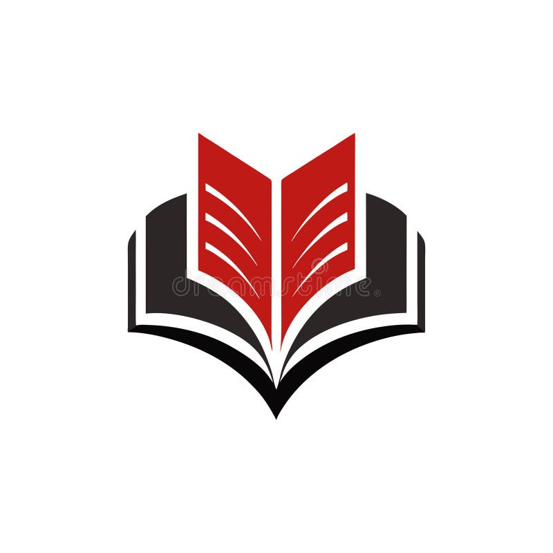 Open Book Sign Icon or Logo Design. Stock Vector - Illustration of page ...