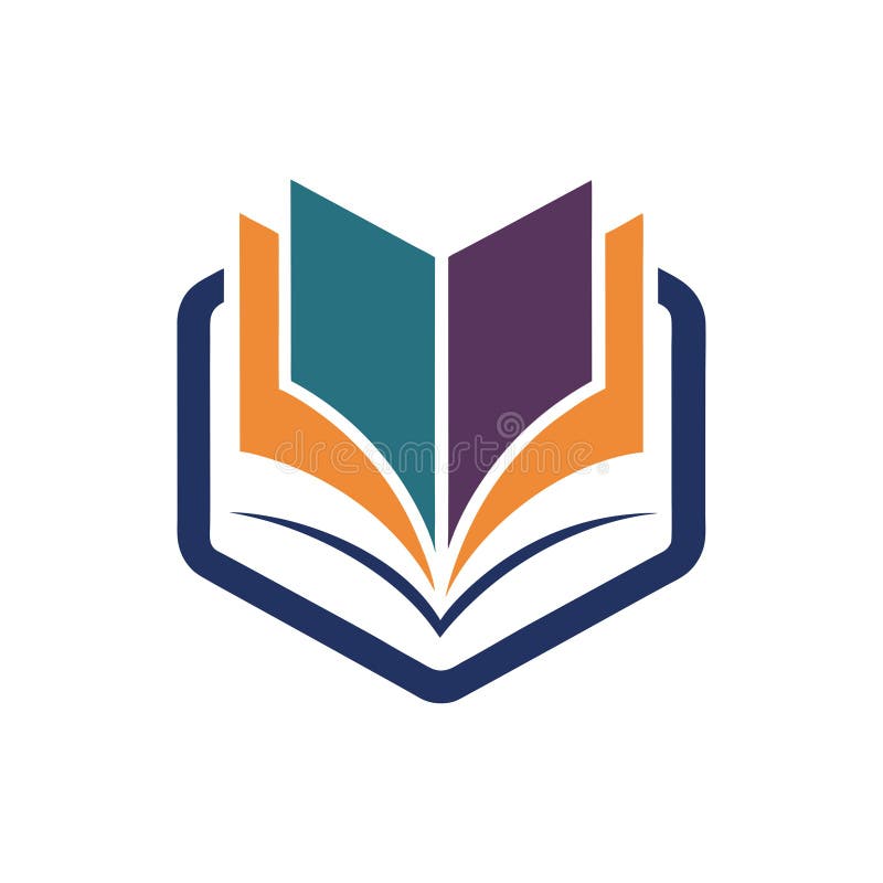 Open Book Sign Icon or Logo Design. Stock Photo - Image of book, wisdom ...