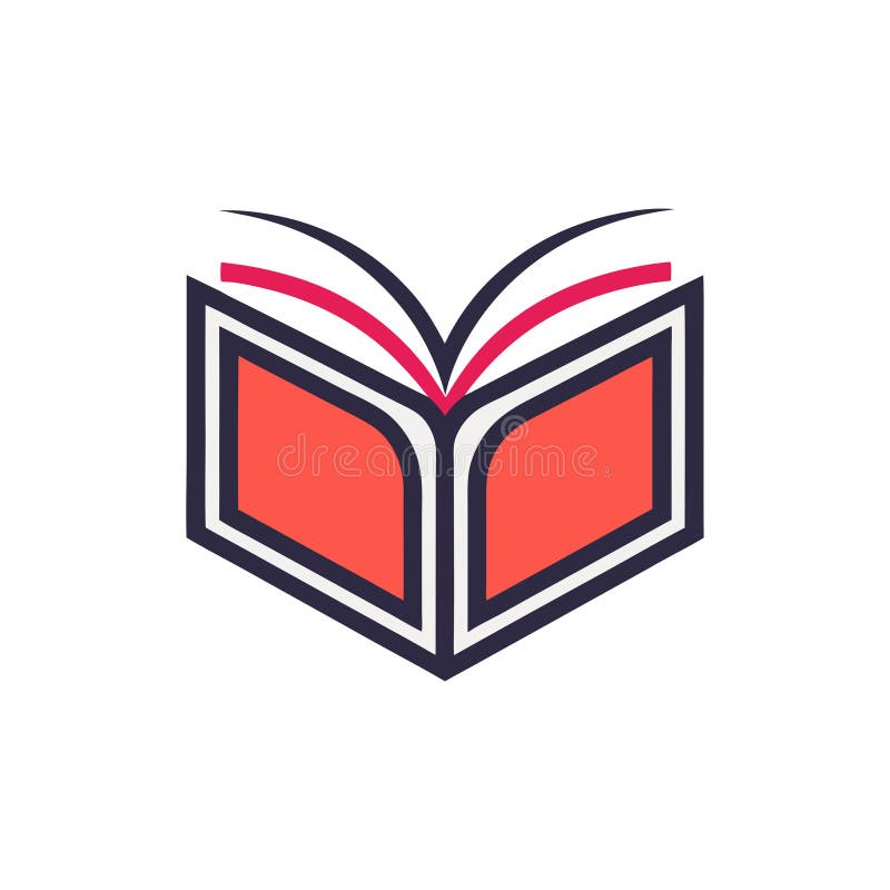 Open Book Icon Vector Education Knowledge Reading Learning Logo Design Stock Photos - Free ...