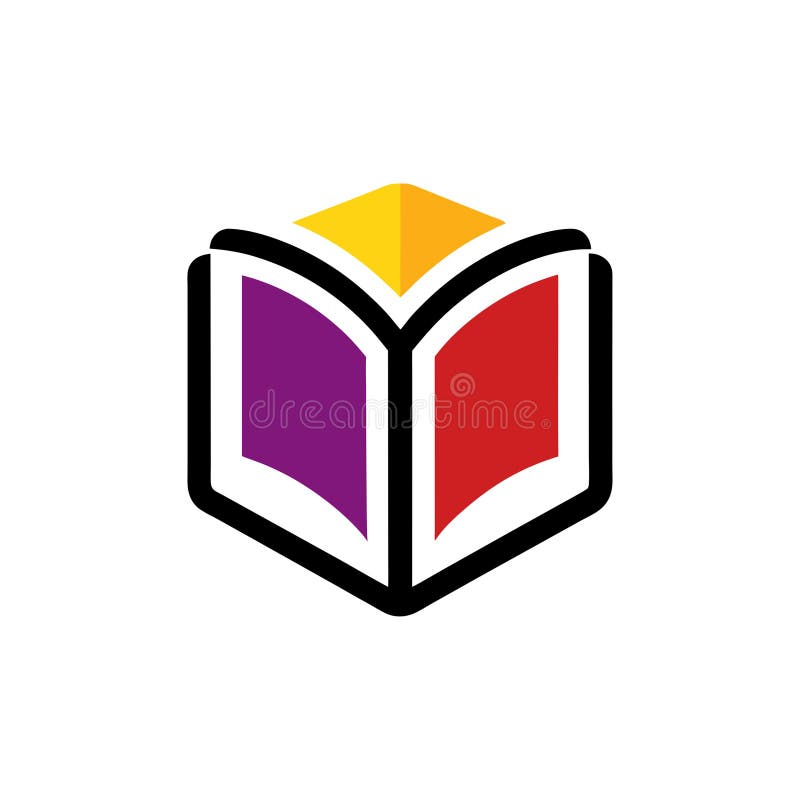 Open Book Sign Icon or Logo Design. Stock Vector - Illustration of open ...