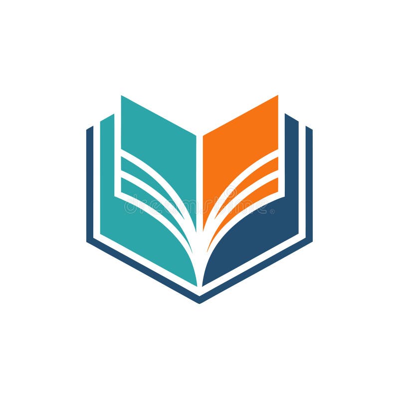 Open Book Sign Icon or Logo Design. Stock Vector - Illustration of ...