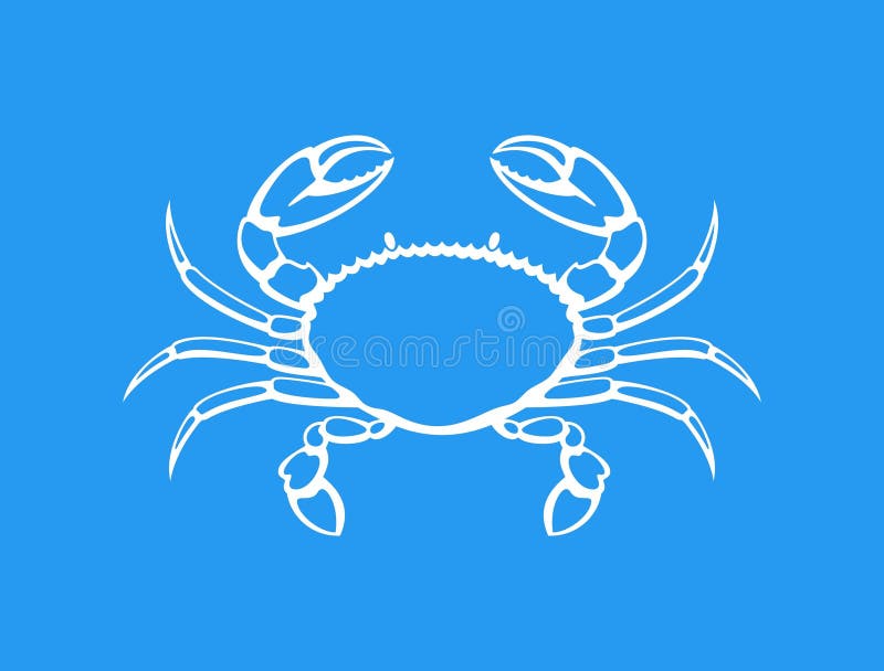 Blue Crab Silhouette Stock Illustrations – 1,695 Blue Crab Silhouette ...