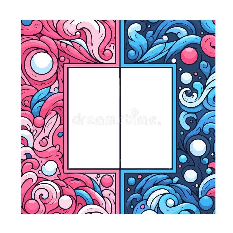 Blooming Paradise with Vibrant Floral Color Stock Vector - Illustration ...