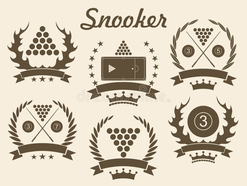 Snooker Logo. Isolated Snooker on White Background Stock Illustration ...