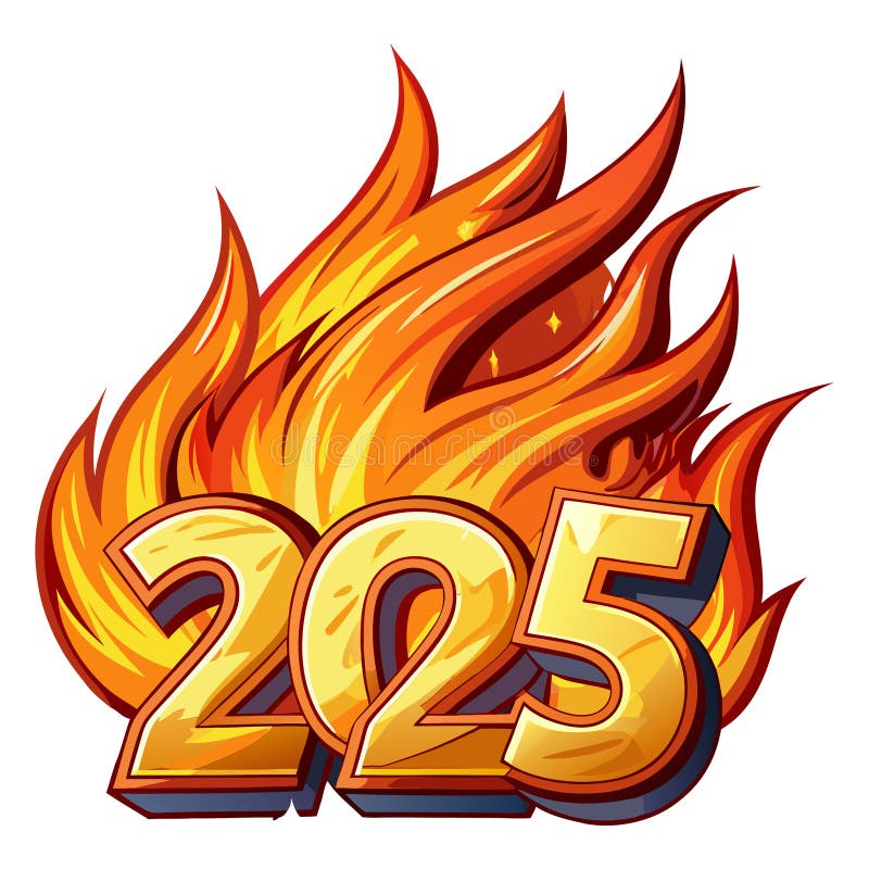 Ignite Your New Year Festivities with this Eye-catching Illustration of ...