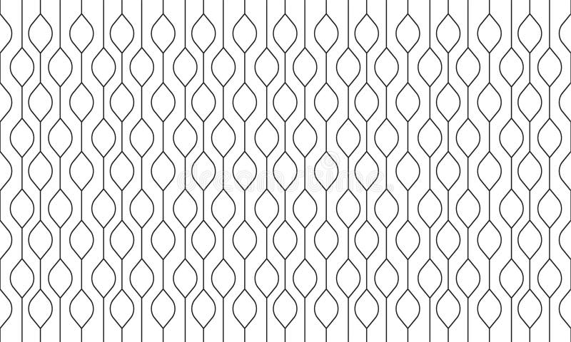 Simple Black and White Geometric Pattern Featuring Elongated Shapes ...