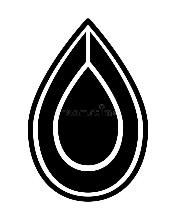 Crystal - Drop, Gemstone - Vector Silhouette Element for Stencil, Logo ...