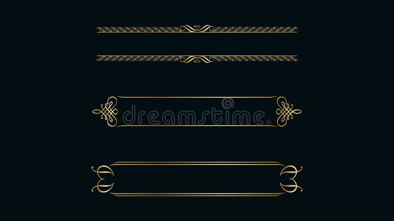 Golden Photo Frames. Gold Border Photo Frame for Photos and Slides ...