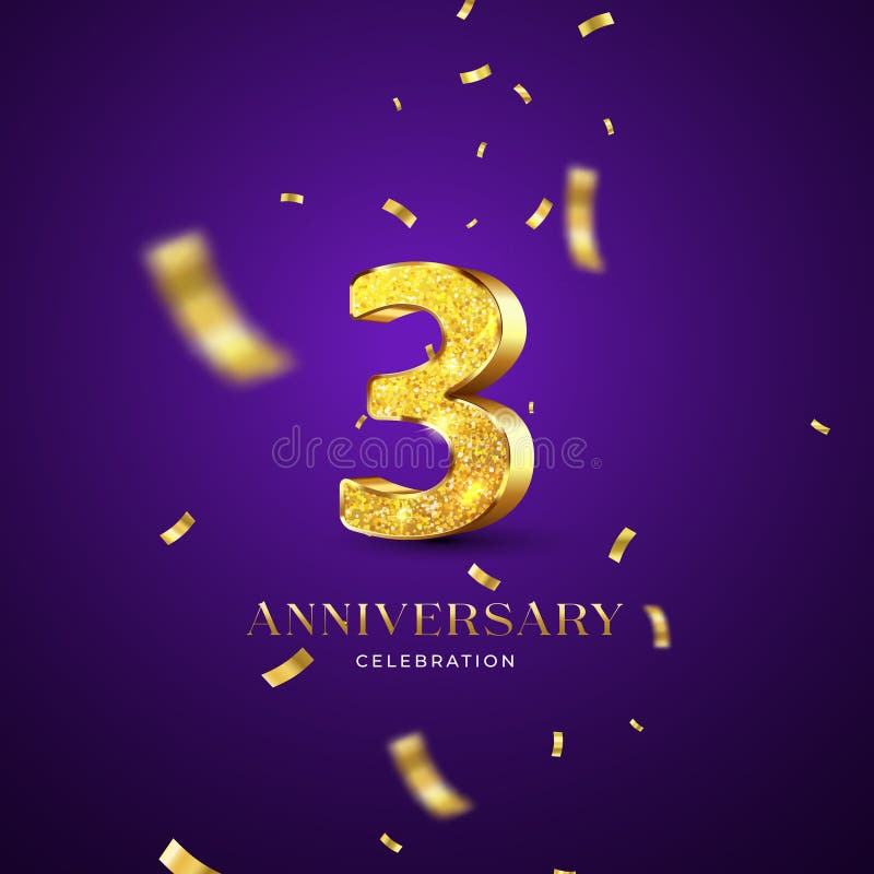 3rd Year Anniversary Stock Illustrations – 1,380 3rd Year Anniversary ...