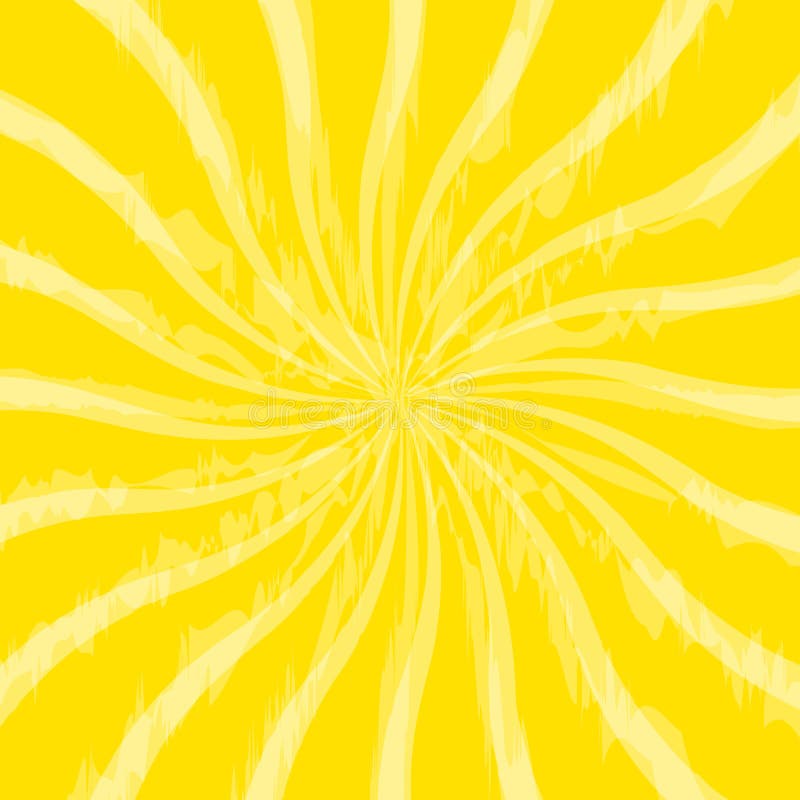 Yellow Spiral Background. Sunburst Pattern Abstract Background. Spiral ...