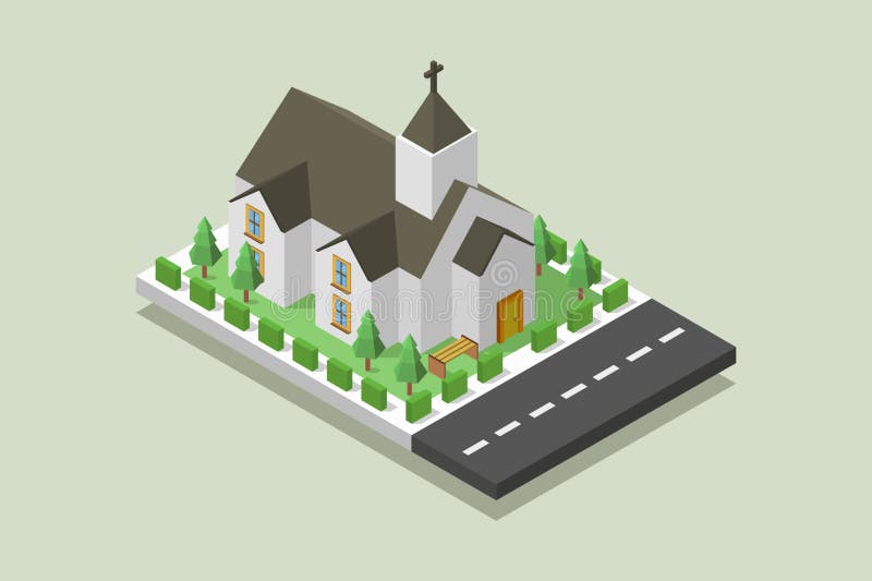 Isometric Church Stock Illustrations – 5,966 Isometric Church Stock ...
