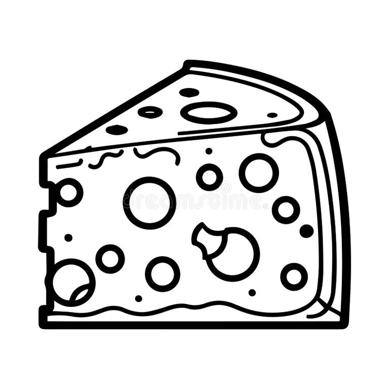 "Printable Cheese Vector - Perfect for Digital Art & Clipart" Stock ...