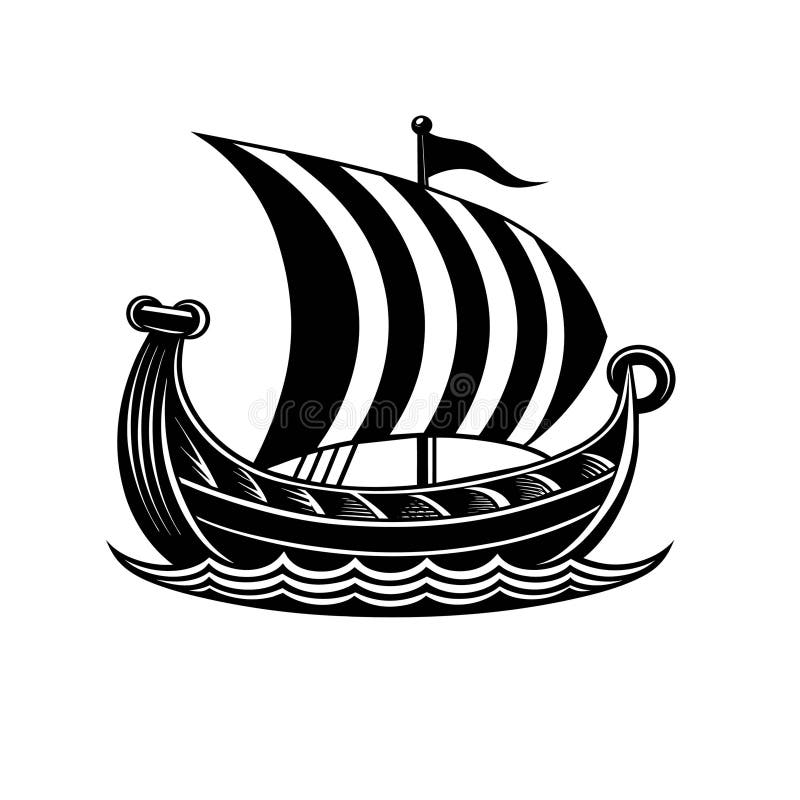 Viking Langskip Diagram