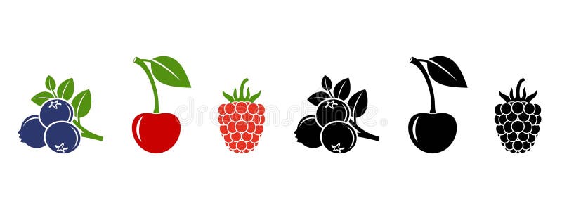 Berry Logo. Isolated Berry on White Background Stock Vector ...