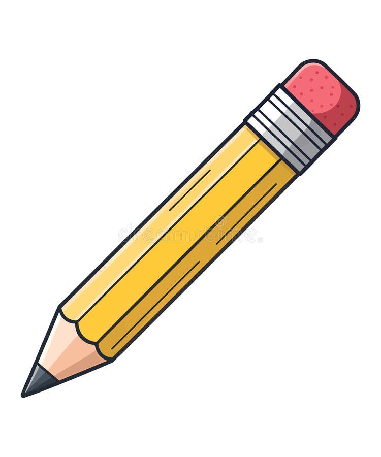 Pencil Clipart Vector Illustration Pencil Graphics Design Pencil School ...