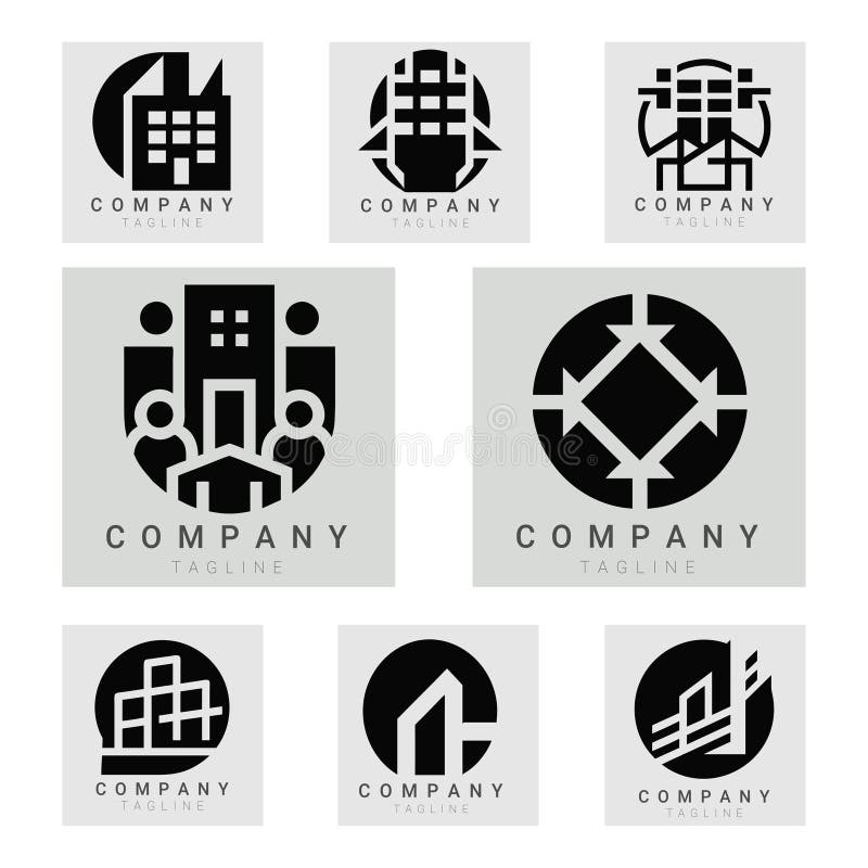 Elegant Monogram Logo Designs for Your Company Stock Vector ...