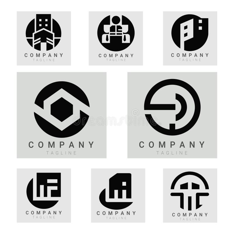 Elegant Monogram Logo Designs for Your Company Stock Vector ...