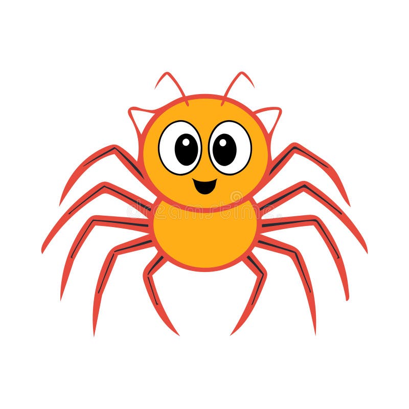 Cute Spider Cartoon Vector Adorable and Fun Illustrations for Creative ...