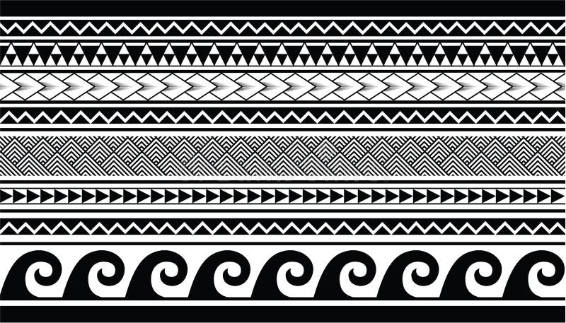 Maori Polynesian Indigenous Pattern Background Wallpaper Banner ...