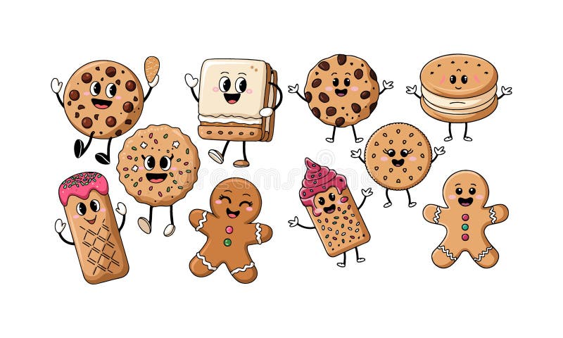 Adorable Cartoon Cookies - Fun, Playful Desserts in Bright, Whimsical ...